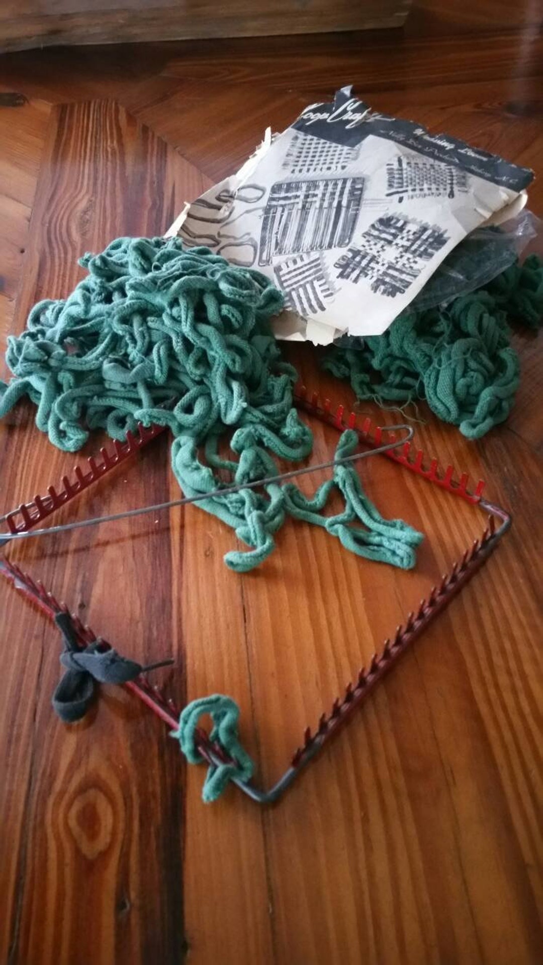 Vintage Loom Metal Frame W Metal Hook and Loops - Etsy