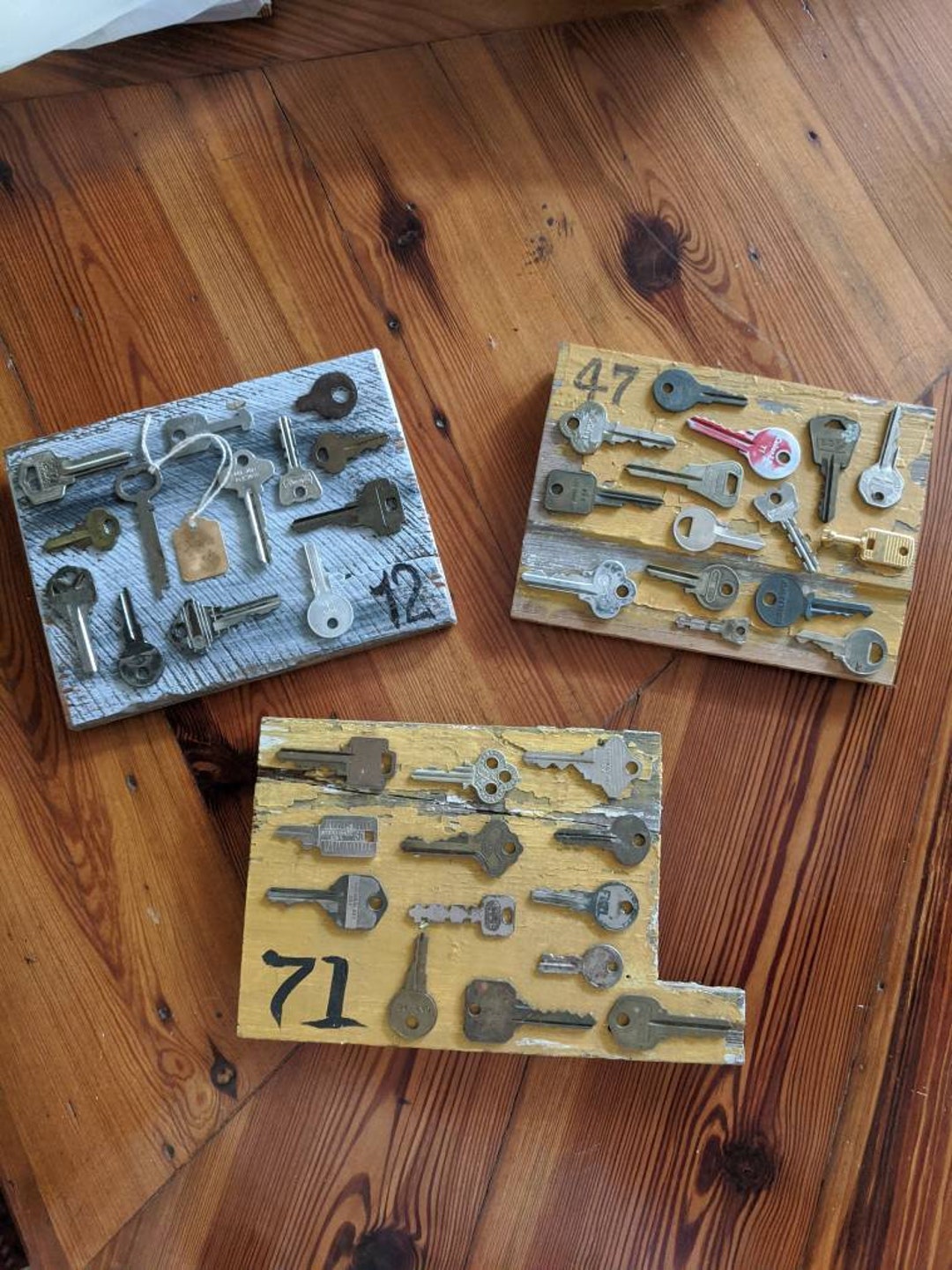 Keys, Vintage Keys Collage, Wall Art, Signs, FREE SHIPPING - Etsy