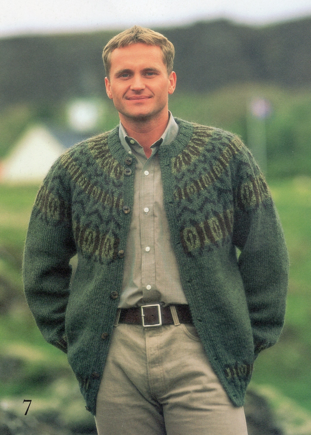 ICELANDIC Knitting Pattern PDF Pattern Download for Unisex Cardigan in ...