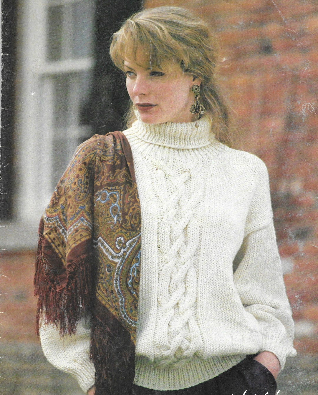 Chunky Knitting Pattern - PDF Pattern Download for - Women's Front ...