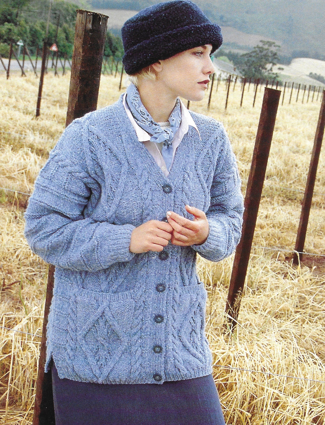 Knitting Pattern - PDF Pattern Download - Worsted Weight Aran Yarn for ...