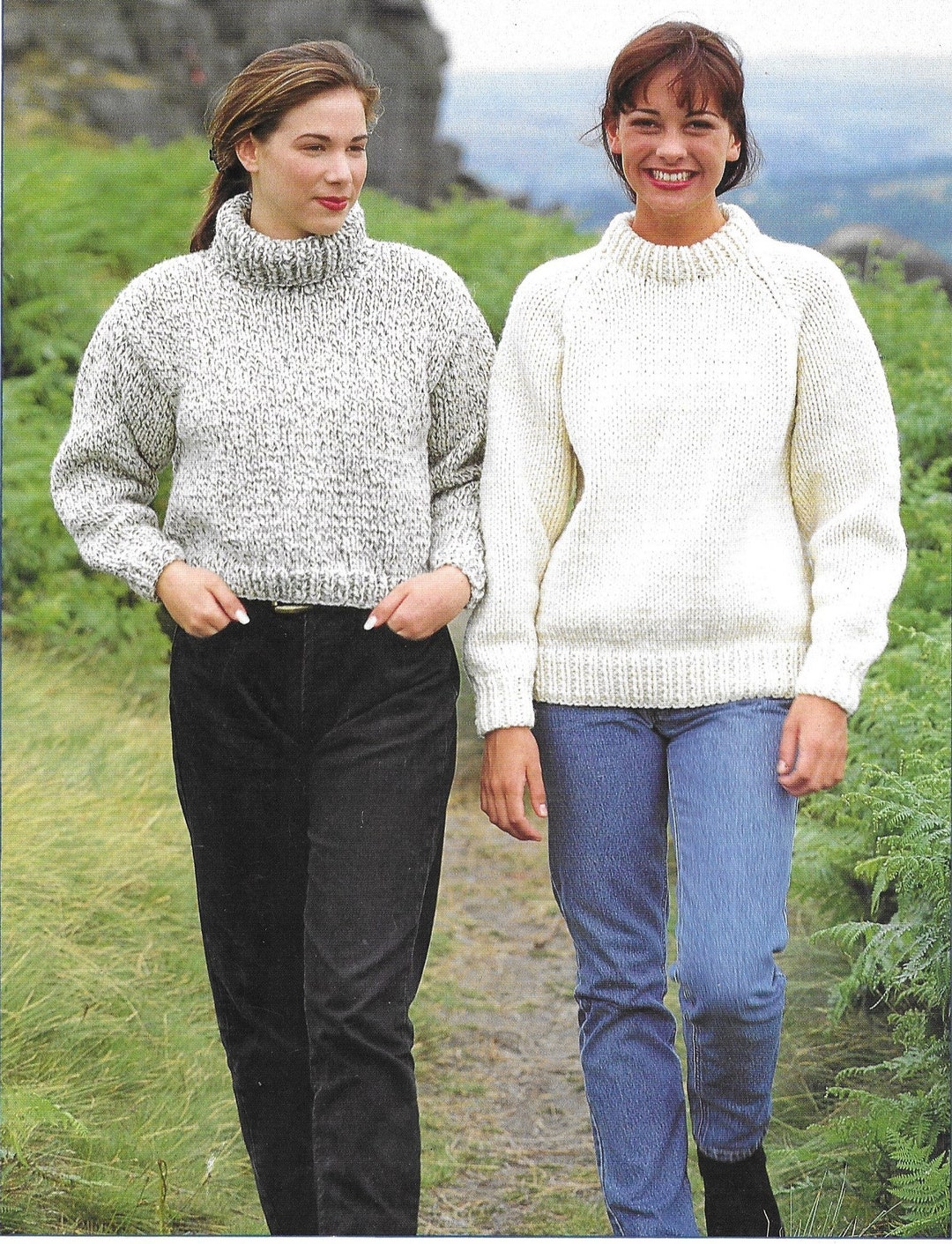 Chunky Knitting Pattern - PDF Pattern Download for - Two Styles ...