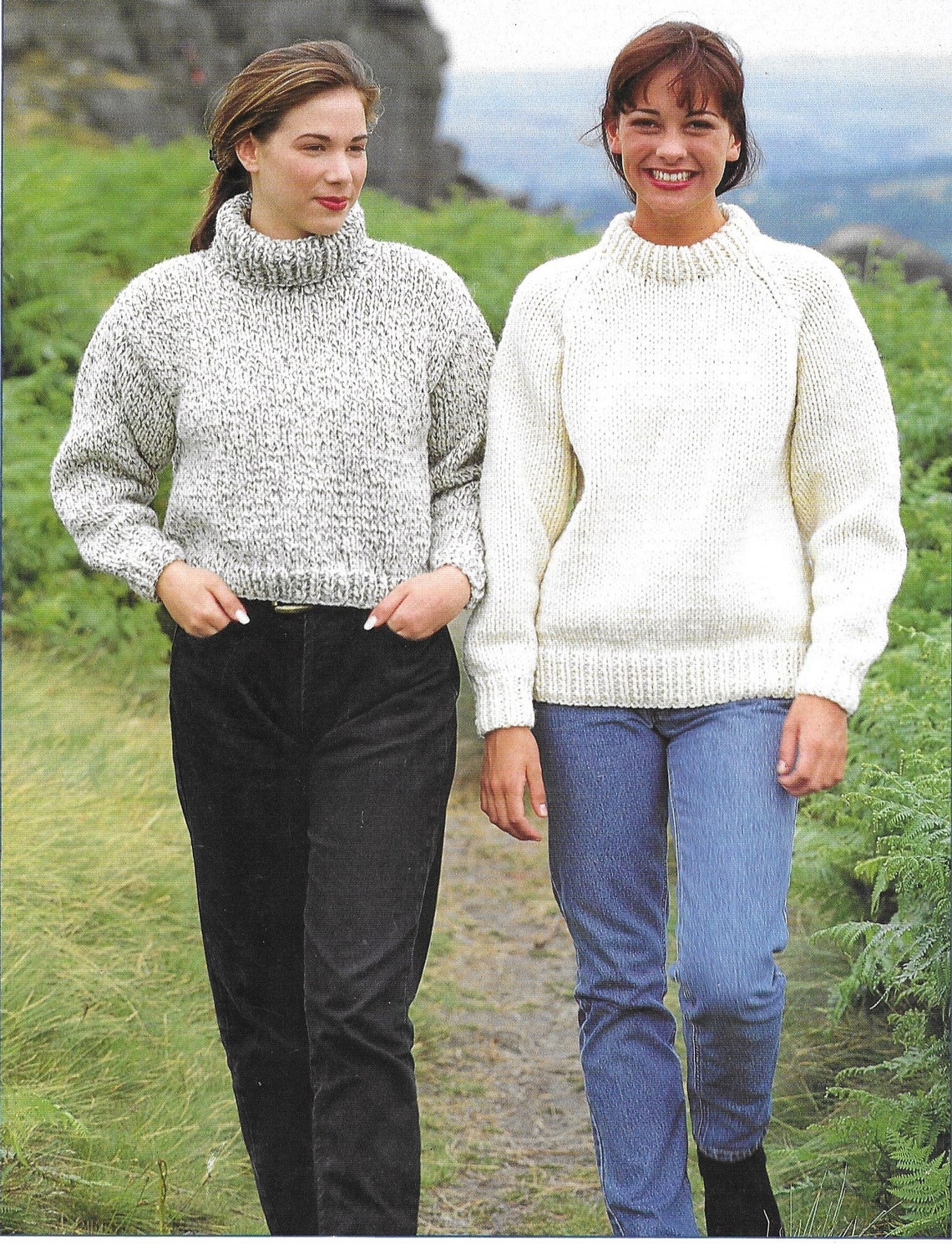 Chunky Knitting Pattern - PDF Pattern Download for - Two Styles ...