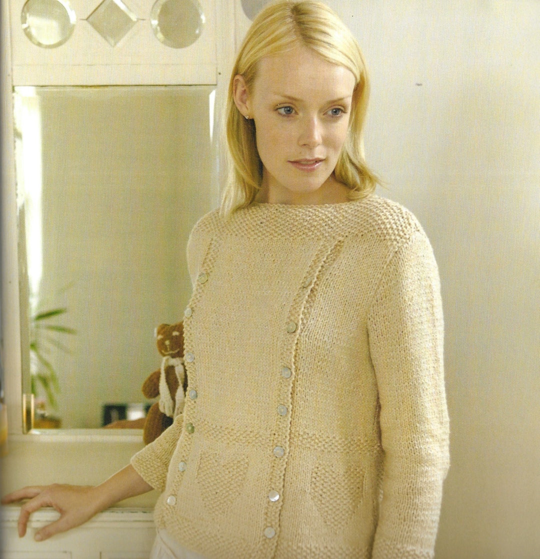 Knitting Pattern - PDF Pattern Download for - Hearts Motif NURSING ...