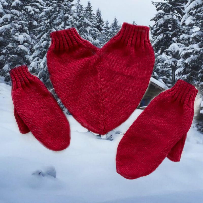 Hand Holding Mitten - Etsy