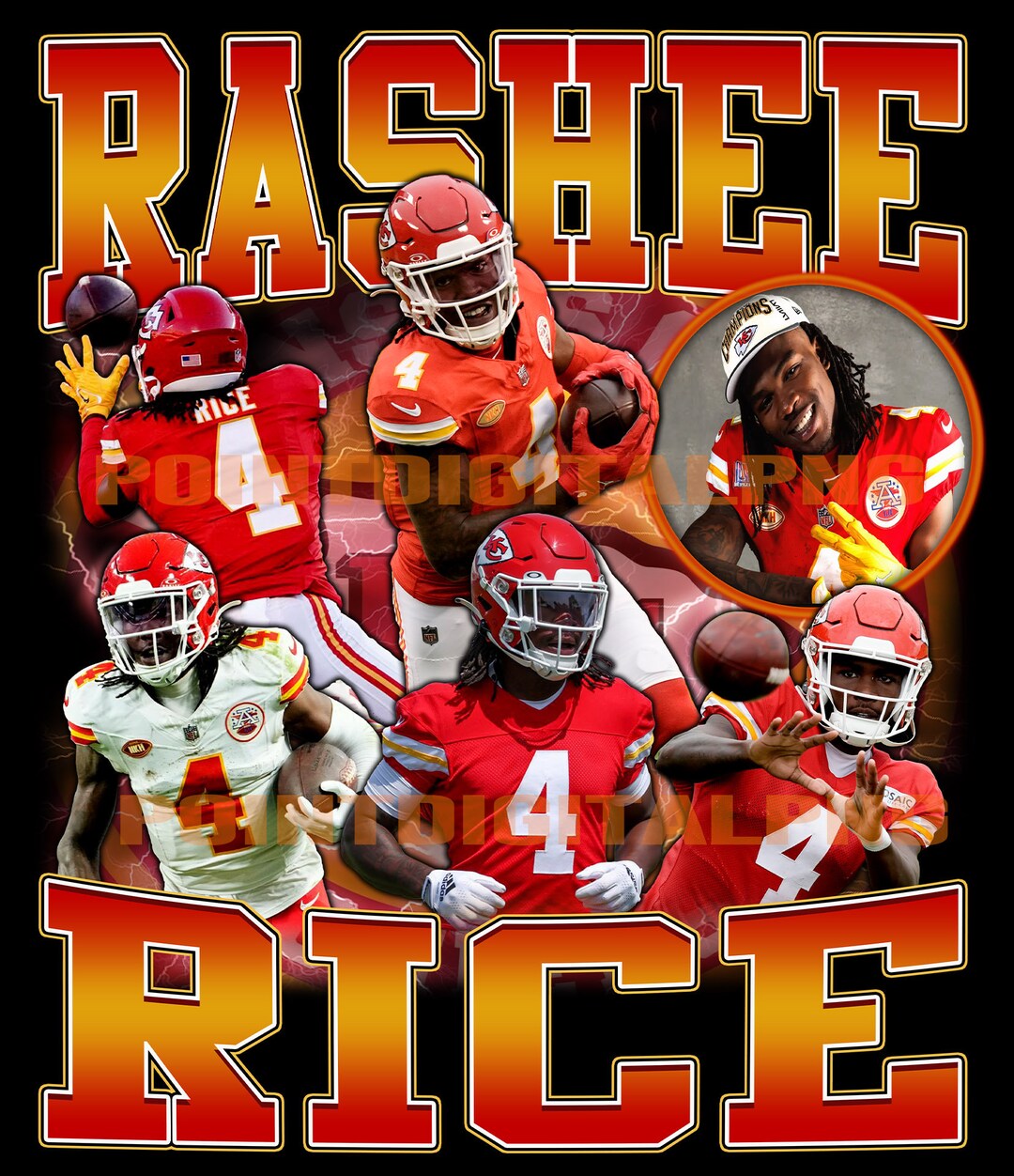 Rashee Rice , PNG Digital File, Printable T-shirt Design, 300DPI ...