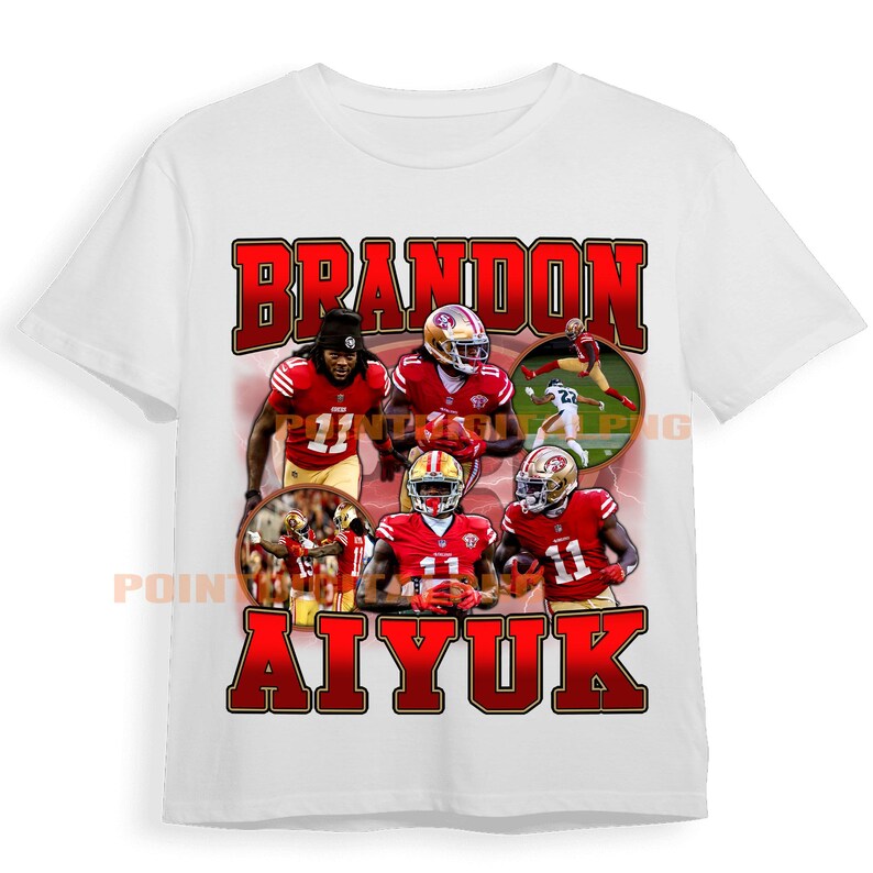 Brandon Aiyuk , PNG Digital File, Printable T-shirt Design, 300DPI ...
