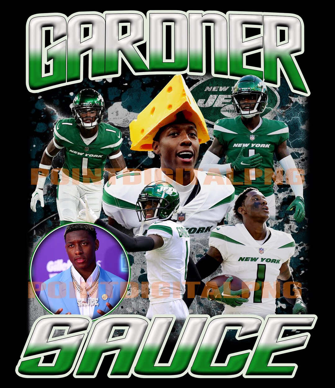 Sauce Gardner , PNG Digital File, Printable T-shirt Design, 300DPI ...