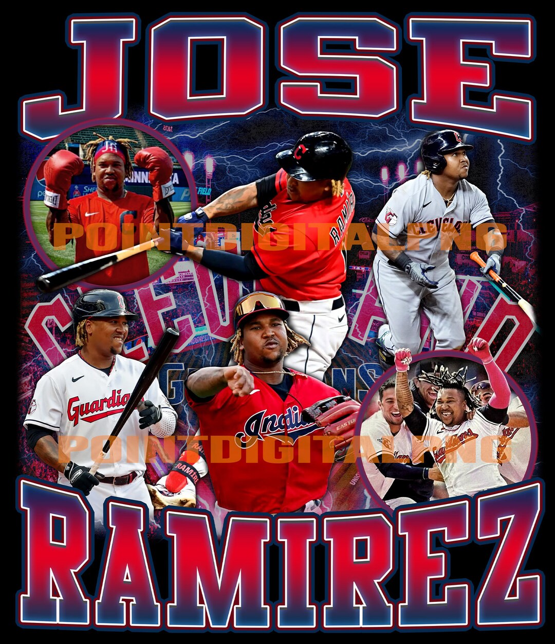 Jose Ramirez , PNG Digital File, Printable T-shirt Design, 300DPI ...