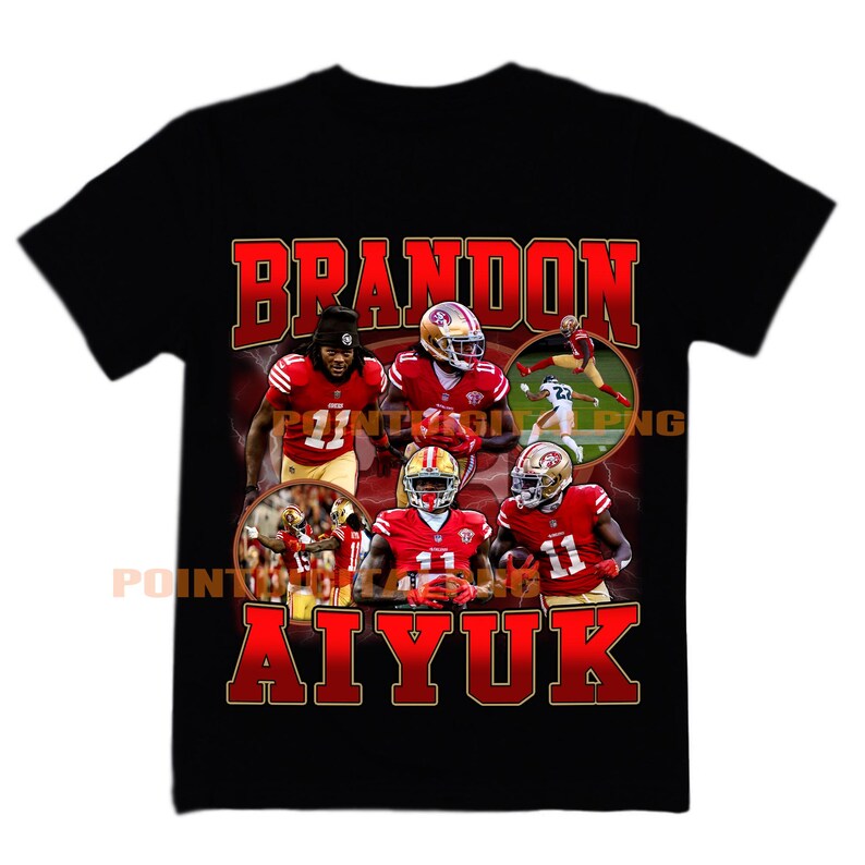 Brandon Aiyuk , PNG Digital File, Printable T-shirt Design, 300DPI ...