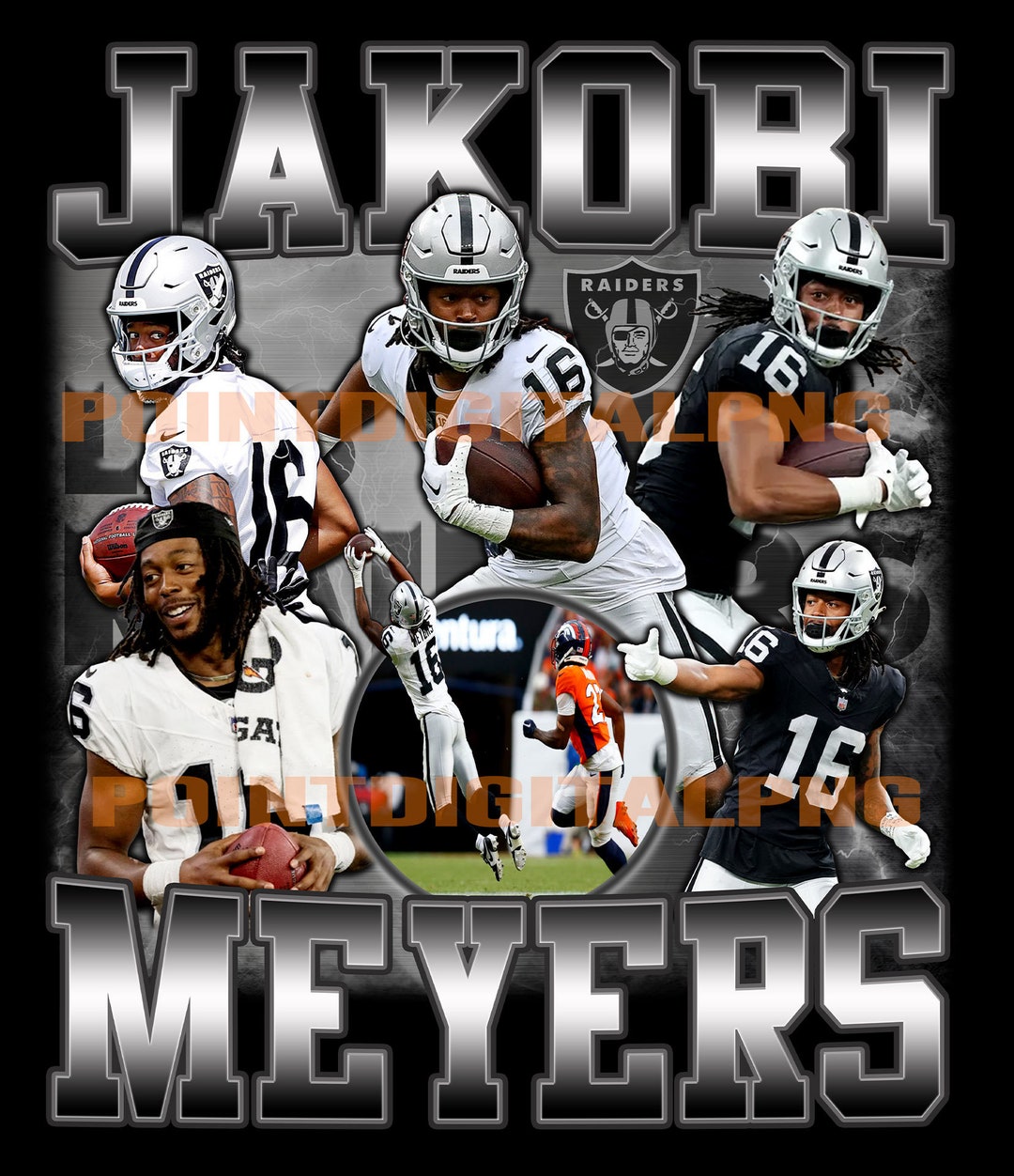 Jakobi Meyers , PNG Digital File, Printable T-shirt Design, 300DPI ...