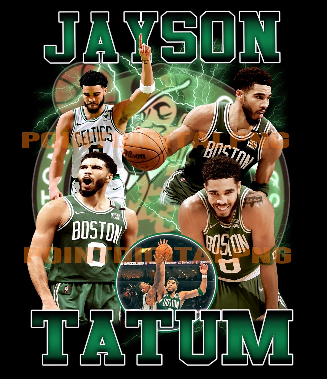 Jayson Tatum Design , PNG Digital File, Printable T-shirt Design ...