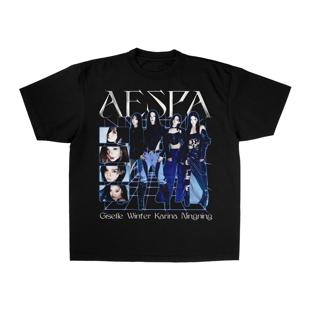 Aespa Armageddon Tee Aespa Supernova Tee Aespa Vintage Tee MY Kpop Gift ...