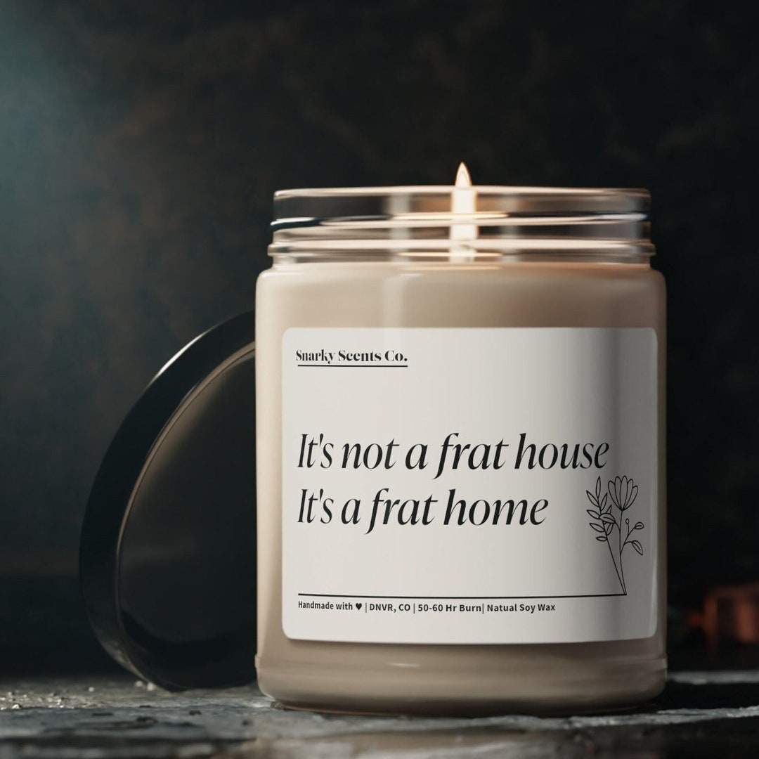 Frat Candle Gift for Frat Frat House Frat Candle Fraternity Gift Frat ...