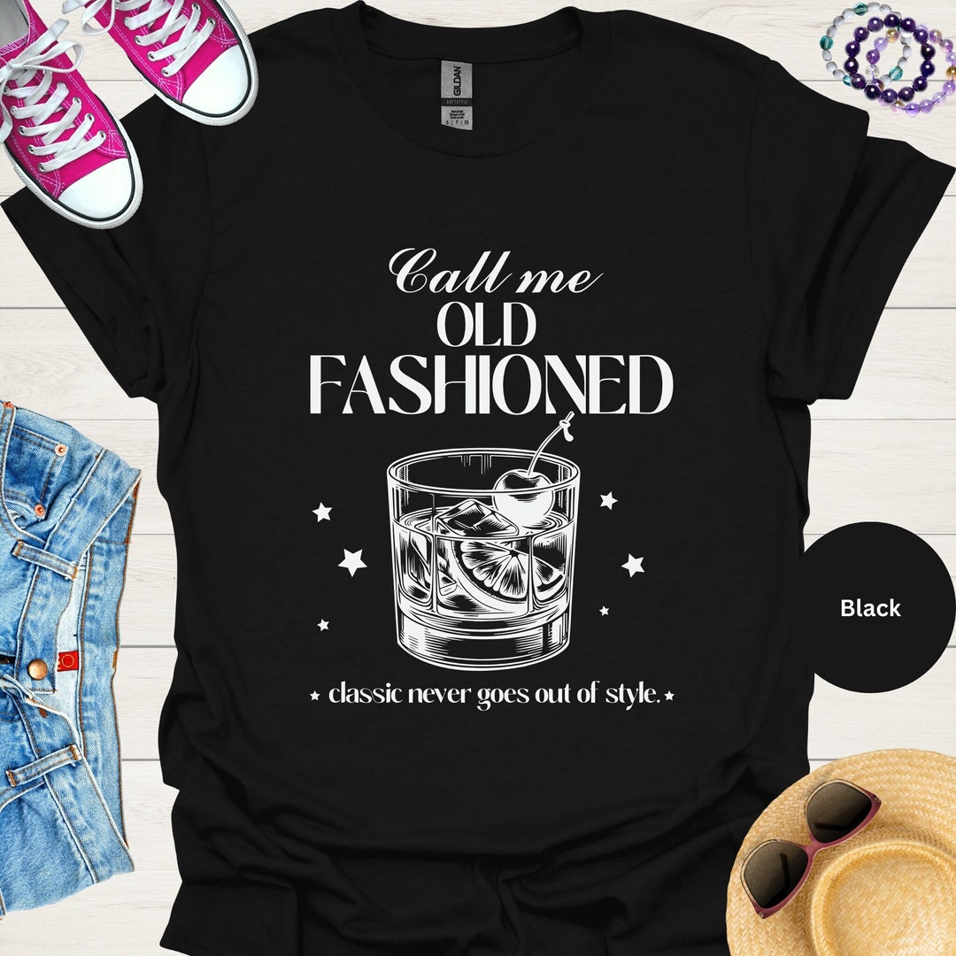 Old Fashioned Shirt Drinking Shirts Cocktail Club Tshirt Alcohol Shirt ...