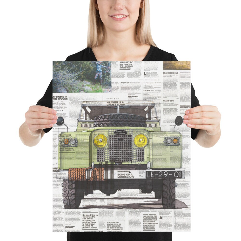 Land Rover Series IIA Print - Etsy