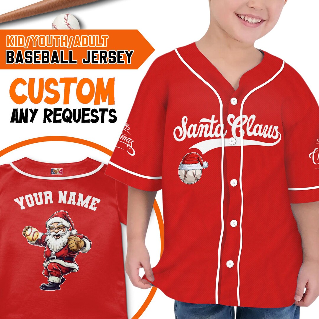 Personalize Christmas Santa Claus Classic Red CA41, Santa Claus ...