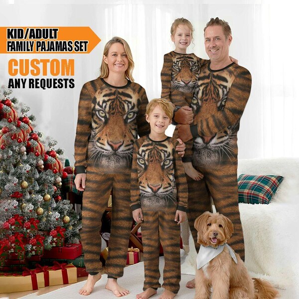 Tiger Pajamas - Etsy