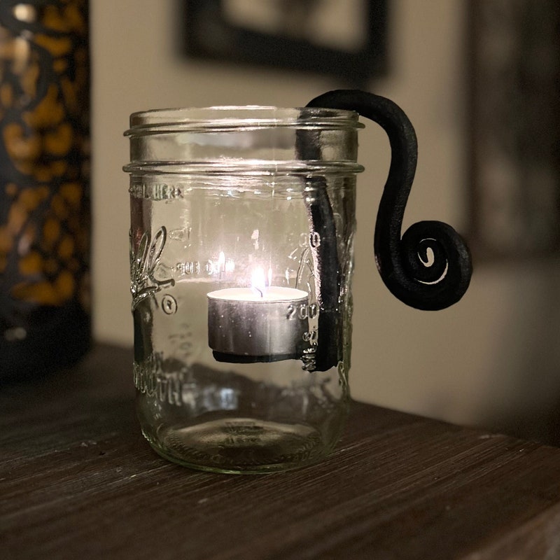 Mason Jar Candle Holder - Etsy