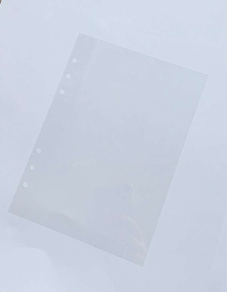 Clear Planner Cover Set: Acrylic Dashboard Protector - Etsy