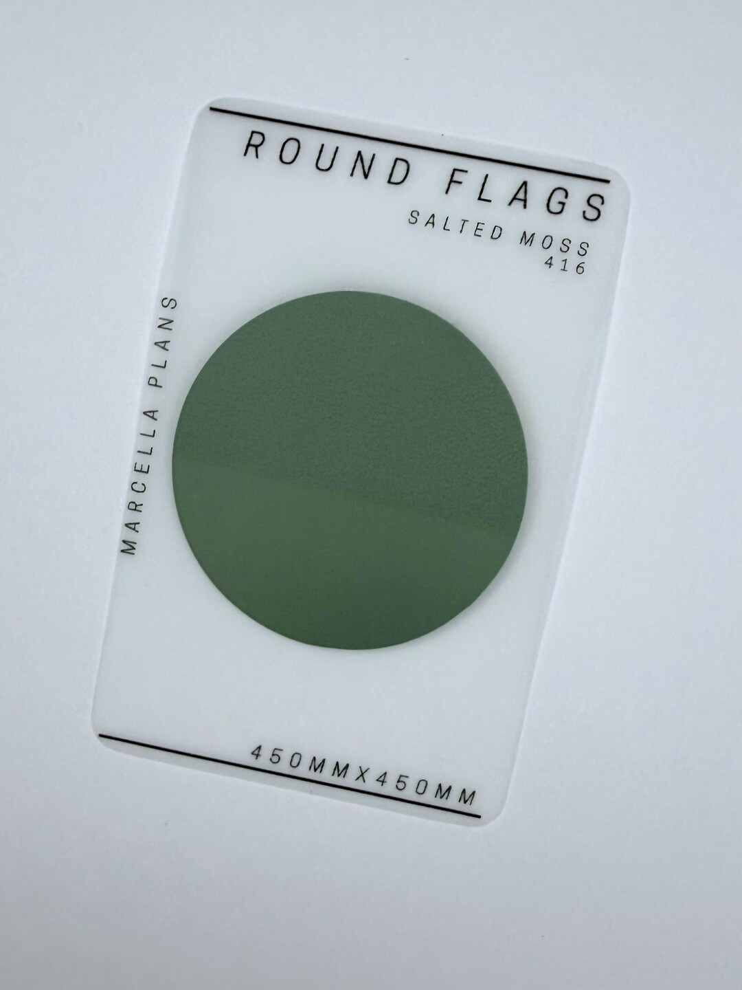 Salted Moss Circle Page Flags | Transparent Sticky Notes for Planner - Etsy