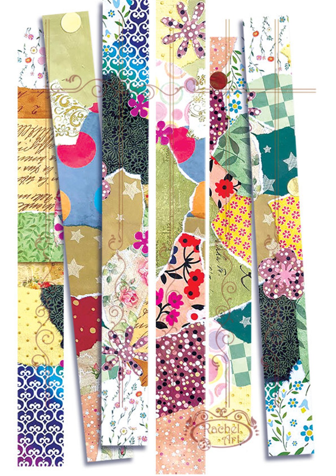 Border Strips, Printable Digital Downloads, Washi-tape, Scrapbooking ...