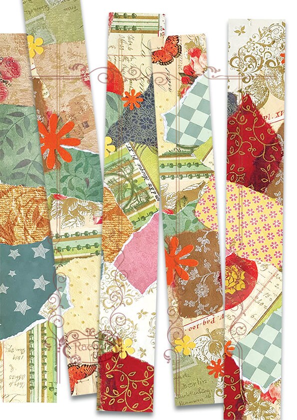 Border Strips, Digital Printable Downloads, Washi-tape, Scrapbooking ...