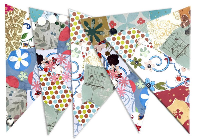 Pennant Banner, Printable Digital Downloads, Party Pennant, Flage ...