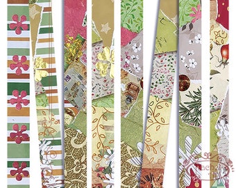 Washi-tape Strips, Digital Printable, Scrapbooking, Magnets, Collage ...