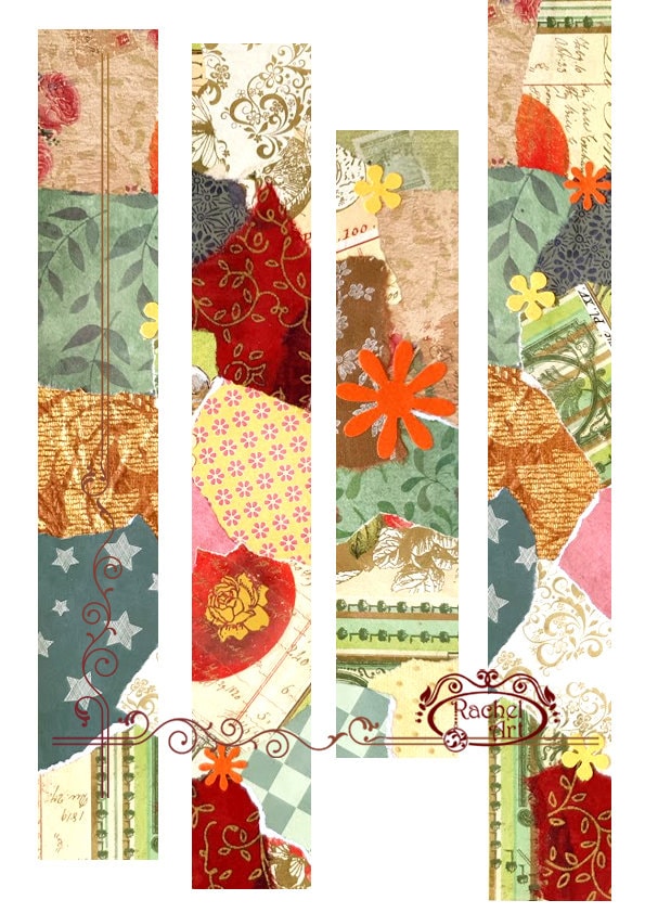 Printable Border and Strips Digital Downloads Washi tape - Etsy