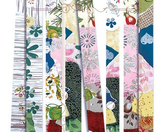 Washi-tape Strips, Digital Downloads Printable, Scrapbooking, Collage ...