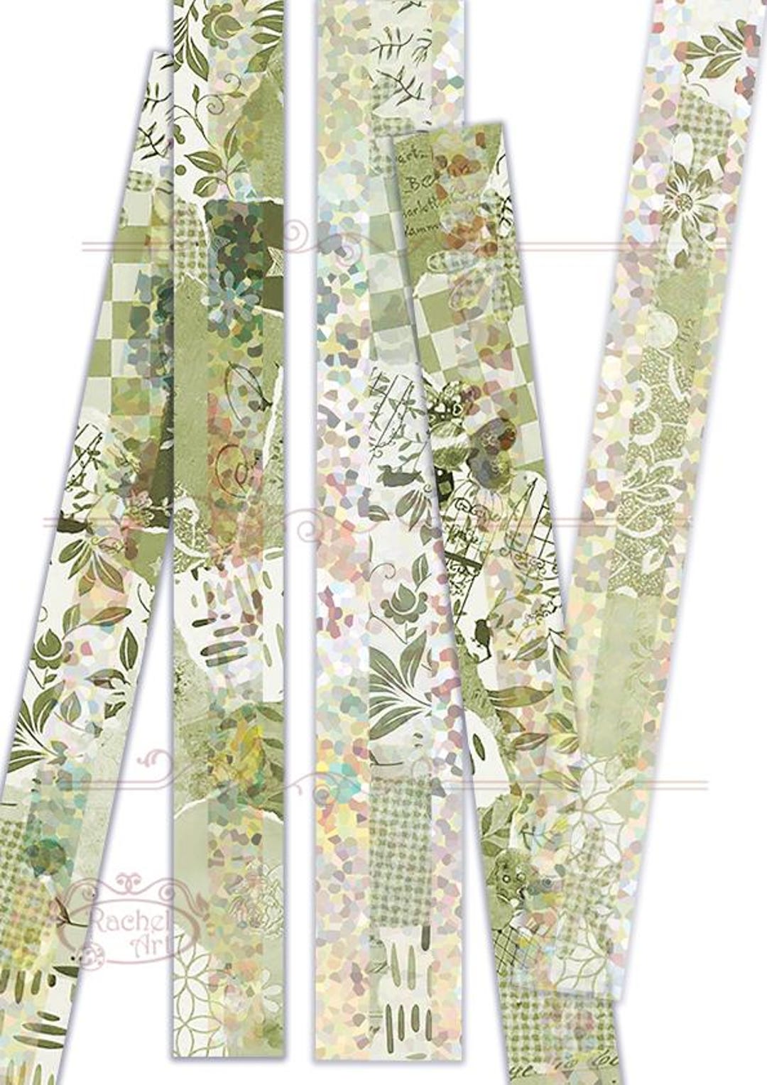Printable Border Strips, Digital Downloads, Washi-tape Strips ...