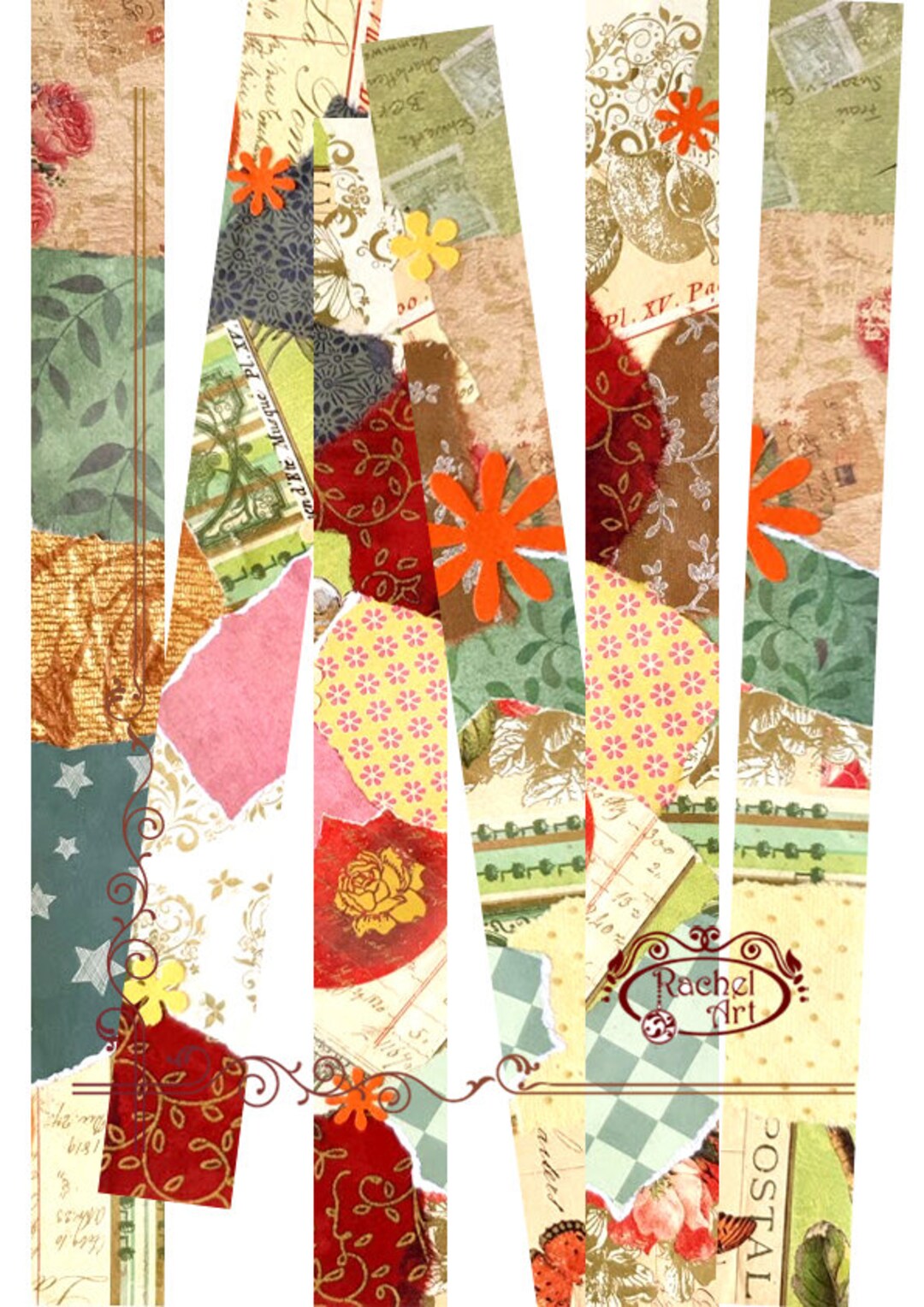 Printable Border and Strips Digital Downloads Washi tape - Etsy