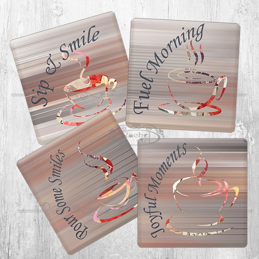 Printable Coasters Digital Instant Download for Sublimation Paper Craft ...