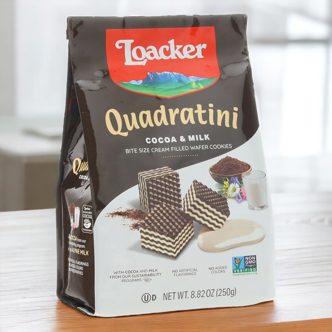 Loacker Quadratini Wafer Cookies - Etsy