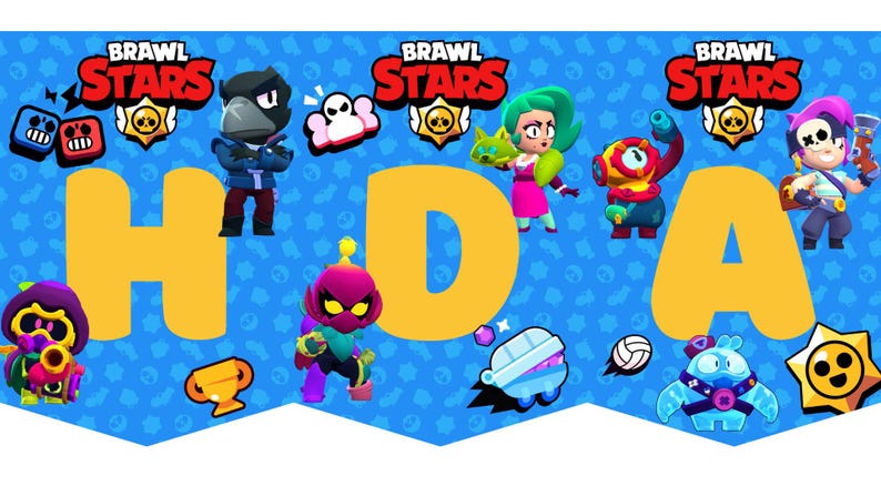 Digital Banner Brawl Stars Style Brawl Stars Banner Brawl Stars Holiday ...