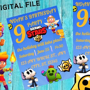 Brawl Stars Children's Birthday Party - Etsy