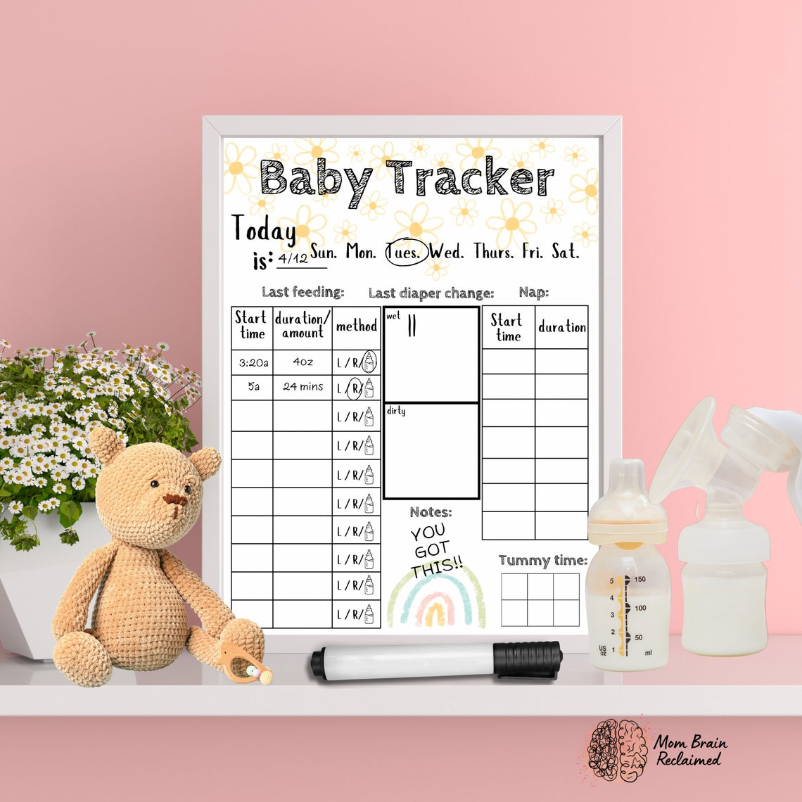 Printable Baby Tracker Bundle; Digital Download Newborn Infant Tracker ...