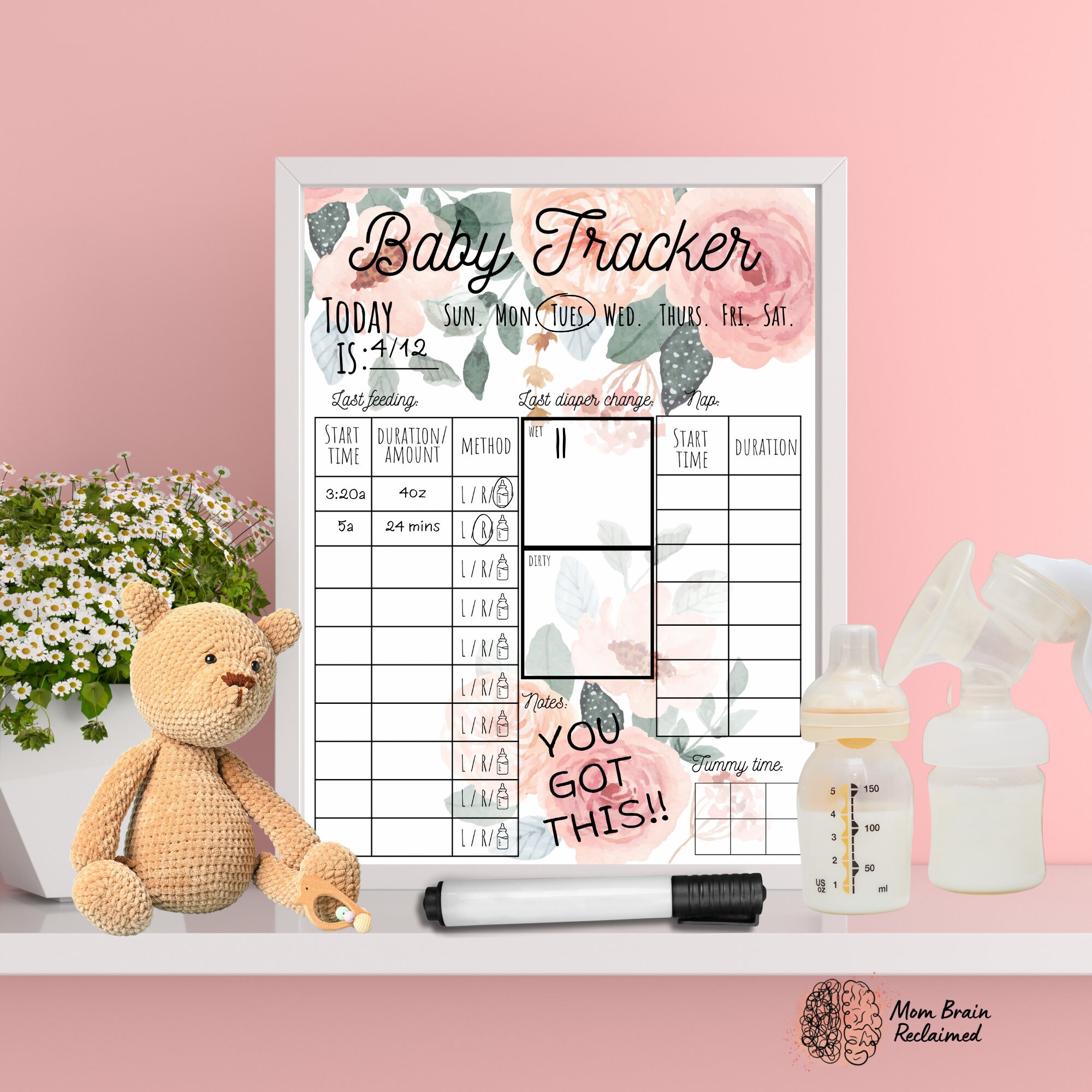 Printable Baby Tracker Bundle; Digital Download Newborn Infant Tracker ...
