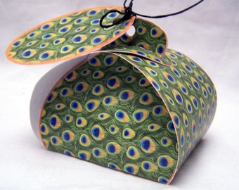 Peacock Gift Box - Etsy