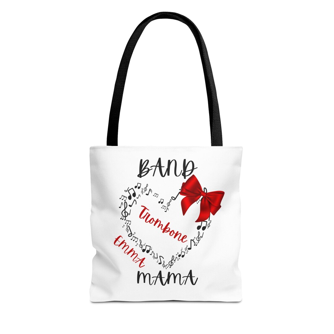 Custom Band Tote Bag Band Tote, Personalized Band Tote Bag, Band Mom ...
