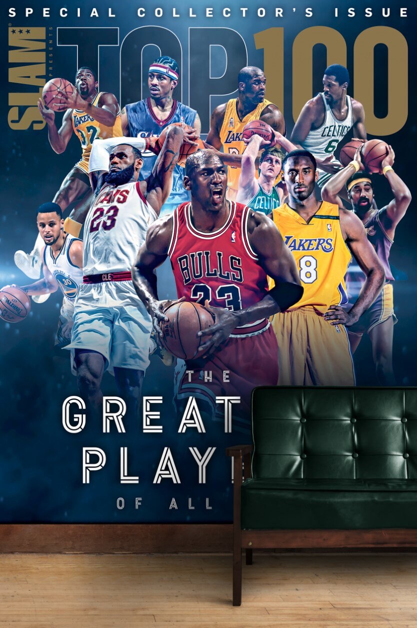 Basketball Design Wallpaper for Teenage Room-about Sport Mural Design ...