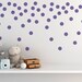 Purple Spotted Themed Sticker for Kids Room-purple Circle Design Decal ...