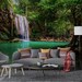 Waterfall Themed Wallpaper for Home Decor-view Design Mural With Peel ...