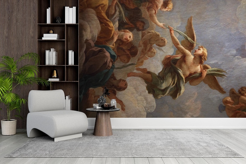 Mythological Themed Mural Design for Home Decor-ancient Greek Themed ...