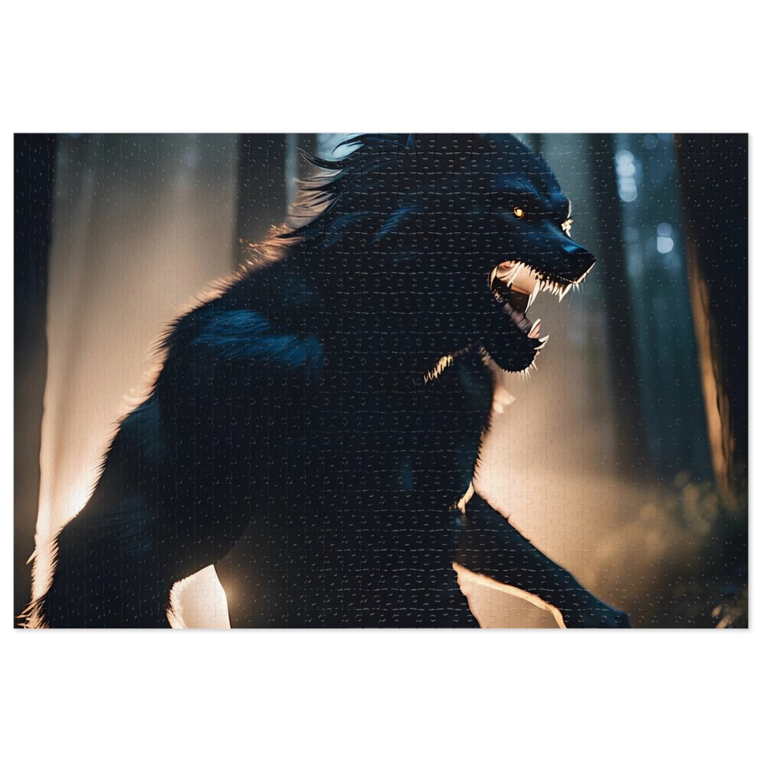 Werewolf Jigsaw Puzzle 30, 110, 252, 500,1000-piece - Etsy