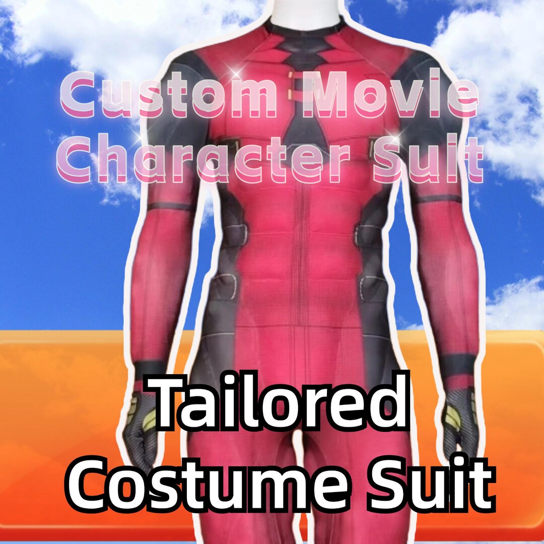 Muscle Suit Deadpool3 Cosplay Deadpool Muscle Suit Bodysuit Custom ...