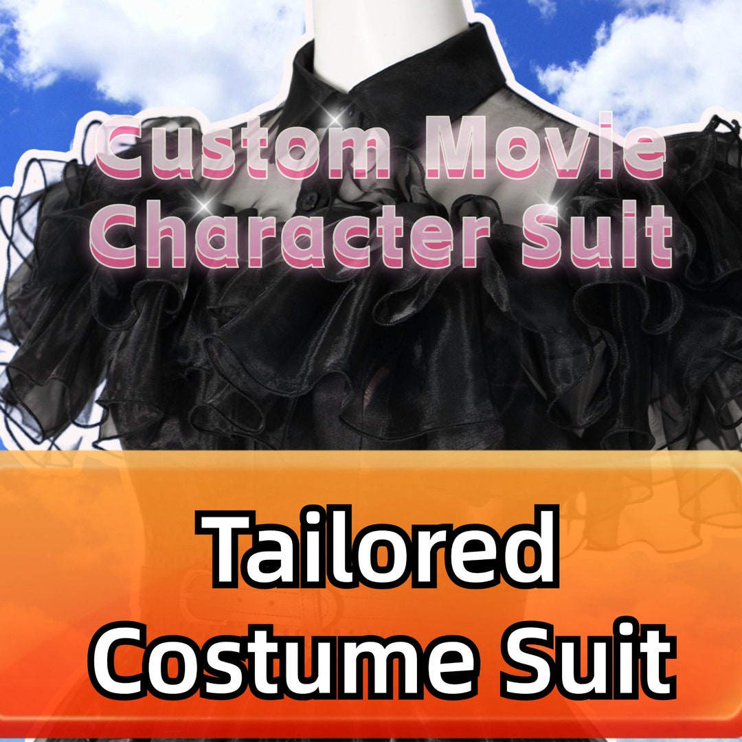 Handcrafted Custom Cosplay Dress Black Suit With Shoes Movie Cosplay ...