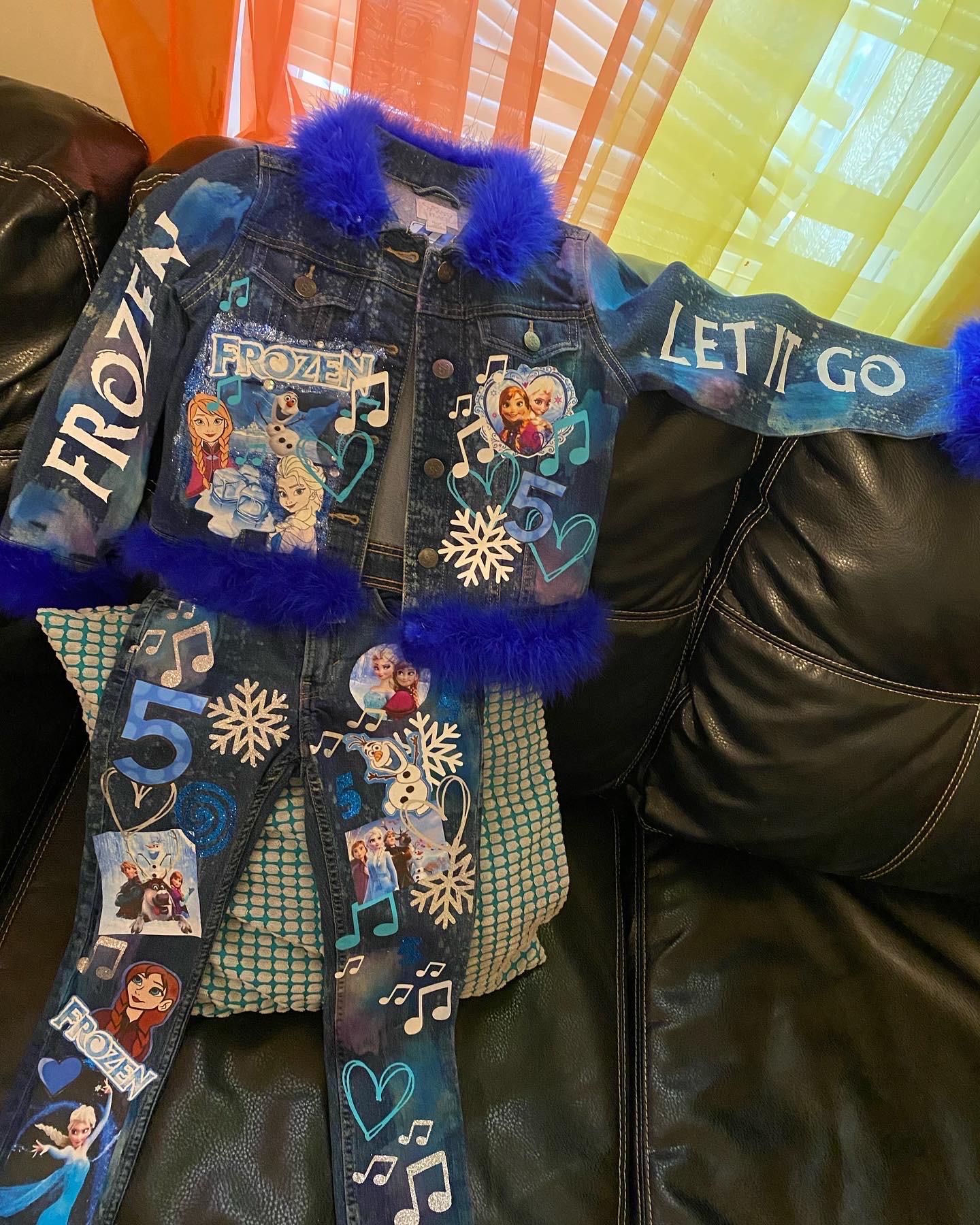 Custom Character Denim Set - Etsy