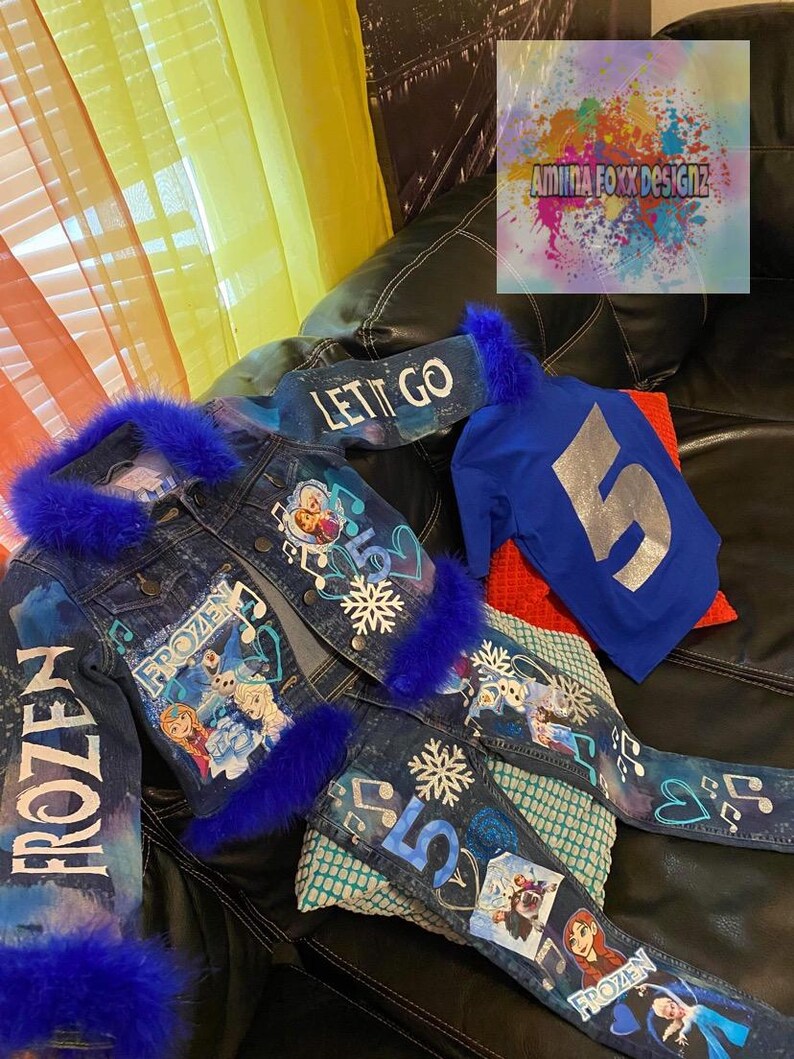 Custom Character Denim Set - Etsy